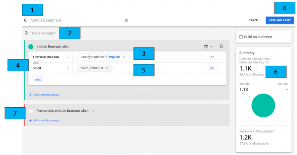 Google Analytics Segments | Create Custom Segments in GA4 vs. UA